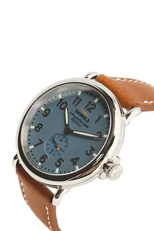 Shinola Runwell 41mm Watch - Gray Blue