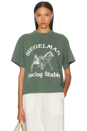 SIEGELMAN STABLE Racing Stable Crop Tee