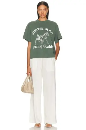 SIEGELMAN STABLE Racing Stable Crop Tee