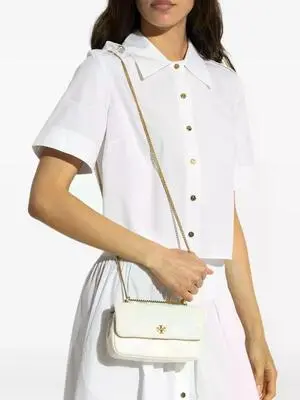 Tory Burch Mini Kira Diamond-quilted Shoulder Bag - Neutrals