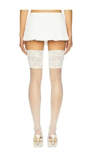 KIM SHUI Mini Skort With Pearls