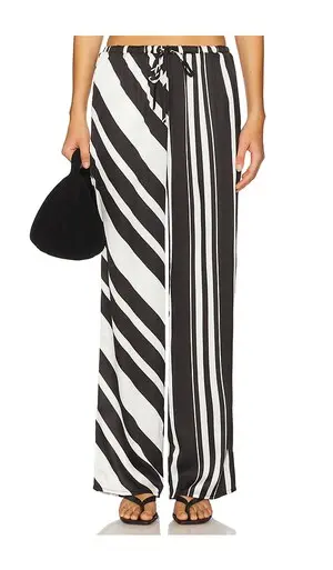 SNDYS Agnes Pant - Black & White