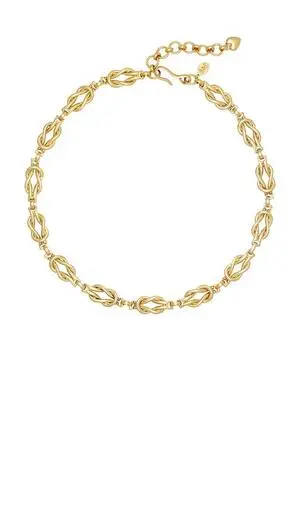 Brinker & Eliza Love Knot Chain Necklace - Gold