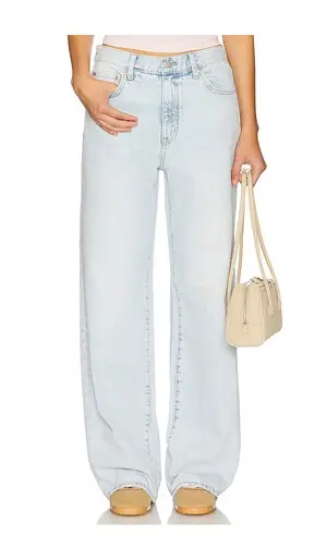 PISTOLA Hendrix High Rise Baggy Jeans - Blue