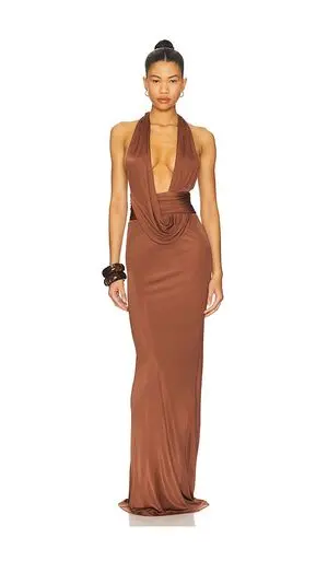 Retrofete Plunge Evening Dresses