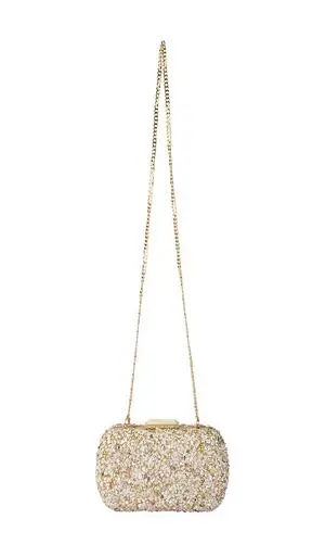 OLGA BERG Savannah Pebble Clutch