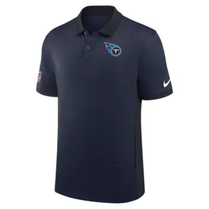 Nike Tennessee Titans Sideline Victory Stripe Dri-fit Nfl Polo - Blue