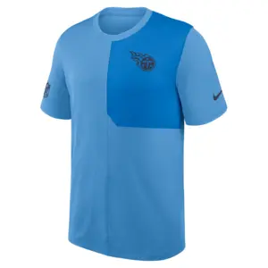 Nike Tennessee Titans Sideline Coach Dri-fit Nfl Top - Blue