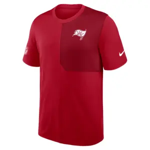 Nike Tampa Bay Buccaneers Sideline Coach Dri-fit Nfl Top - Red