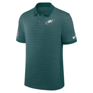 Nike Philadelphia Eagles Sideline Victory Stripe Dri-fit Nfl Polo - Blue