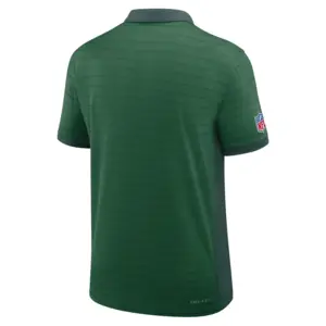 Nike New York Jets Sideline Victory Stripe Dri-fit Nfl Polo - Green
