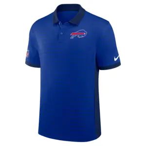 Nike Buffalo Bills Sideline Victory Stripe Dri-fit Nfl Polo - Blue