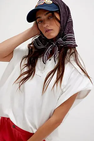 Free People Essential Triangle Bandana - So Femme Chocolate