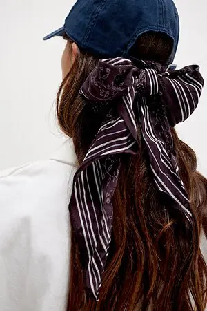 Free People Essential Triangle Bandana - So Femme Chocolate