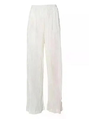 SOLOTRE Pleated Wide-leg Trousers