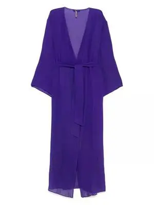 MAISON CLOSE Fever Beach Cover-up - Purple