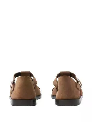 SCAROSSO Apollo Caged Sandals - Brown