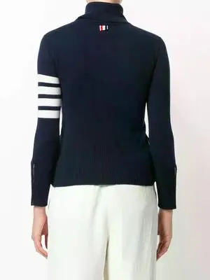 Thom Browne Striped Turtleneck Sweater - Blue