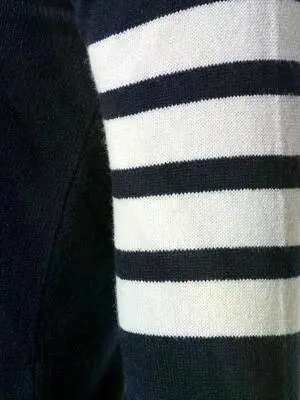 Thom Browne Striped Turtleneck Sweater - Blue