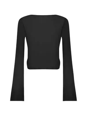 MAISON CLOSE Fever Long Sleeve Top - Black