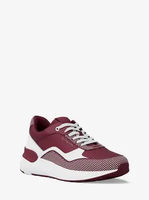 Michael Kors Trevor Mixed-media Trainer