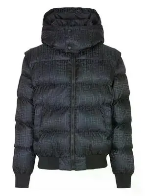 Balmain Monogram-jacquard Padded Jacket