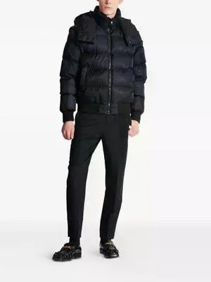 Balmain Monogram-jacquard Padded Jacket