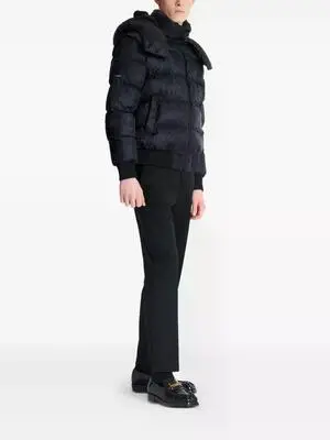 Balmain Monogram-jacquard Padded Jacket