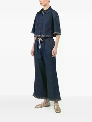 Zimmermann Rhiannon Frayed-hem Jeans