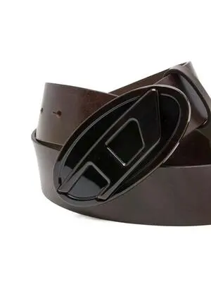 DIESEL® Oval Buckle Belt - Brown