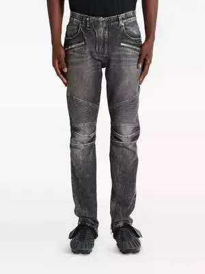 Balmain Slim-fit Biker Jeans