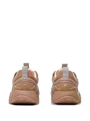 Balmain Cosmic Dust Suede Sneakers - Brown