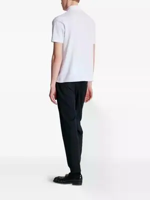 Balmain Logo-print Polo Shirt - White