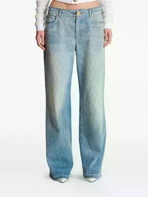 Balmain Diamond-stitched Jeans