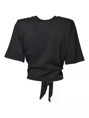 NINEMINUTES Knotted Short-sleeved Top