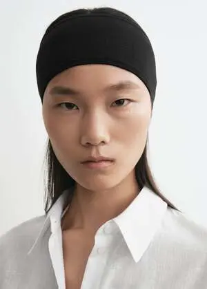TOTEME Compact Knit Headband - Black