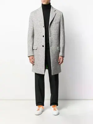 LC23 Fitted Single-breasted Coat