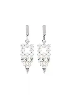 ELLEN CONDE Crystal-embellished Earrings - Silver