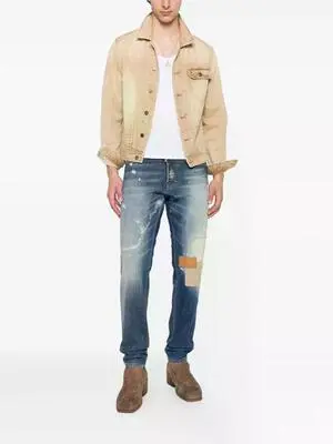Dsquared2 Patch-detailing Straight Leg Jeans