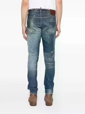 Dsquared2 Patch-detailing Straight Leg Jeans