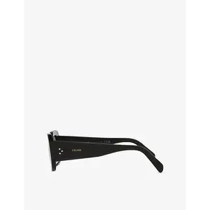 Celine Rectangle-frame Acetate Sunglasses
