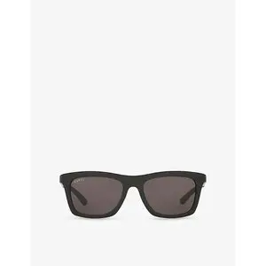 Gucci GG1735S Square-Frame Sunglasses Black
