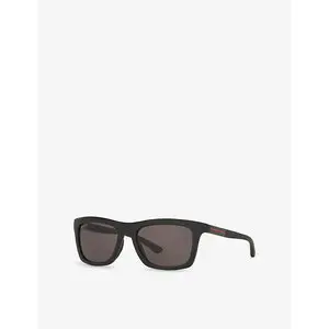 Gucci Gg1735s Square-frame Sunglasses - Black