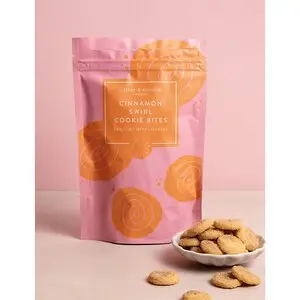 CUTTER AND SQUIDGE Cinnamon Swirl Cookie Bites 125g
