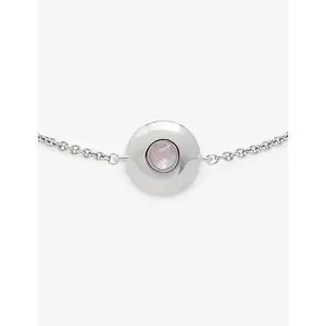Monica Vinader June Birthstone Moonstone And Sterling Bracelet - Silver