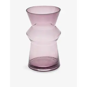 SERAX Marie-ann Transparent Medium Glass Vase 31.6cm - Purple