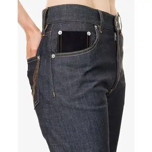 Bottega Veneta Folded-cuffs Straight-leg Denim Jeans