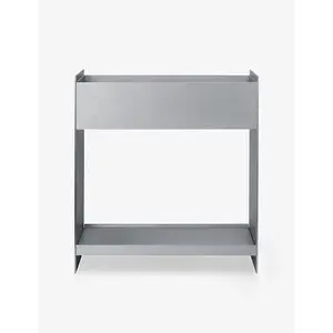 FERM LIVING Lager Plant Box With Shelf - Aluminium