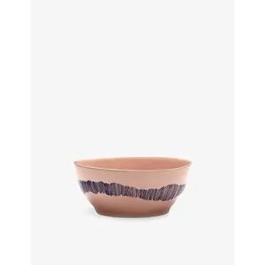 SERAX Yotam Ottolenghi Feast Striped Stoneware Small Bowl 7.5cm - Pink