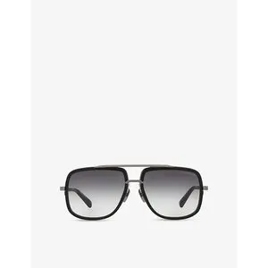 Dita Square-frame Titanium Sunglasses - One-color